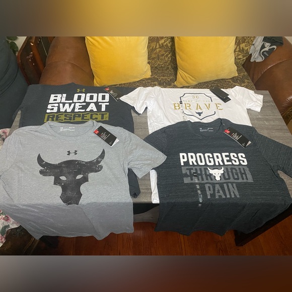 Under Armour | Shirts | Under Armour Project Rock Shirts Brand New ...